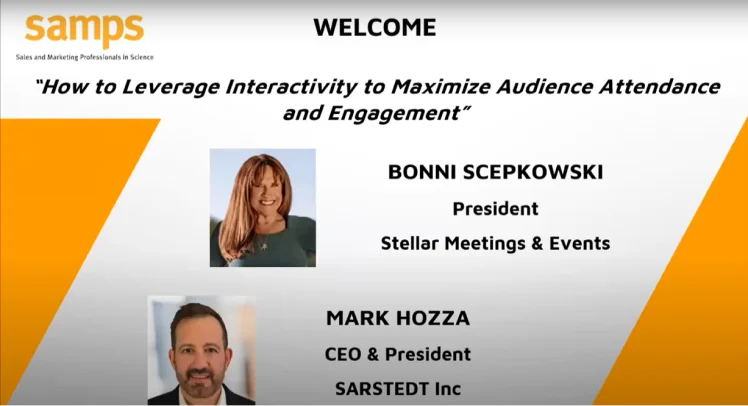 How to Leverage Interactivity to Maximize Audience Attendance and Engagement - SAMPS